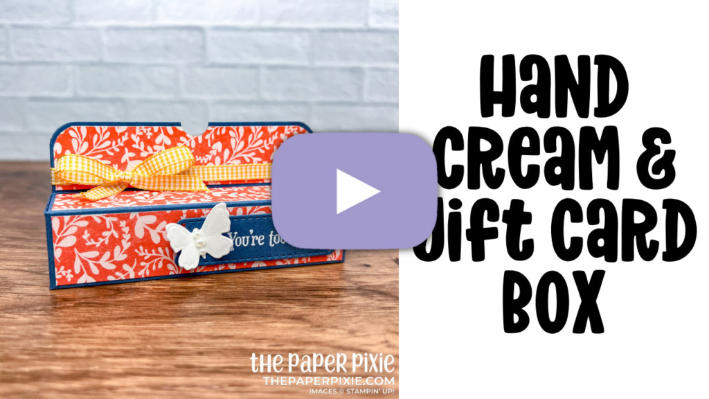Hand Cream & Gift Card Box - The Paper Pixie