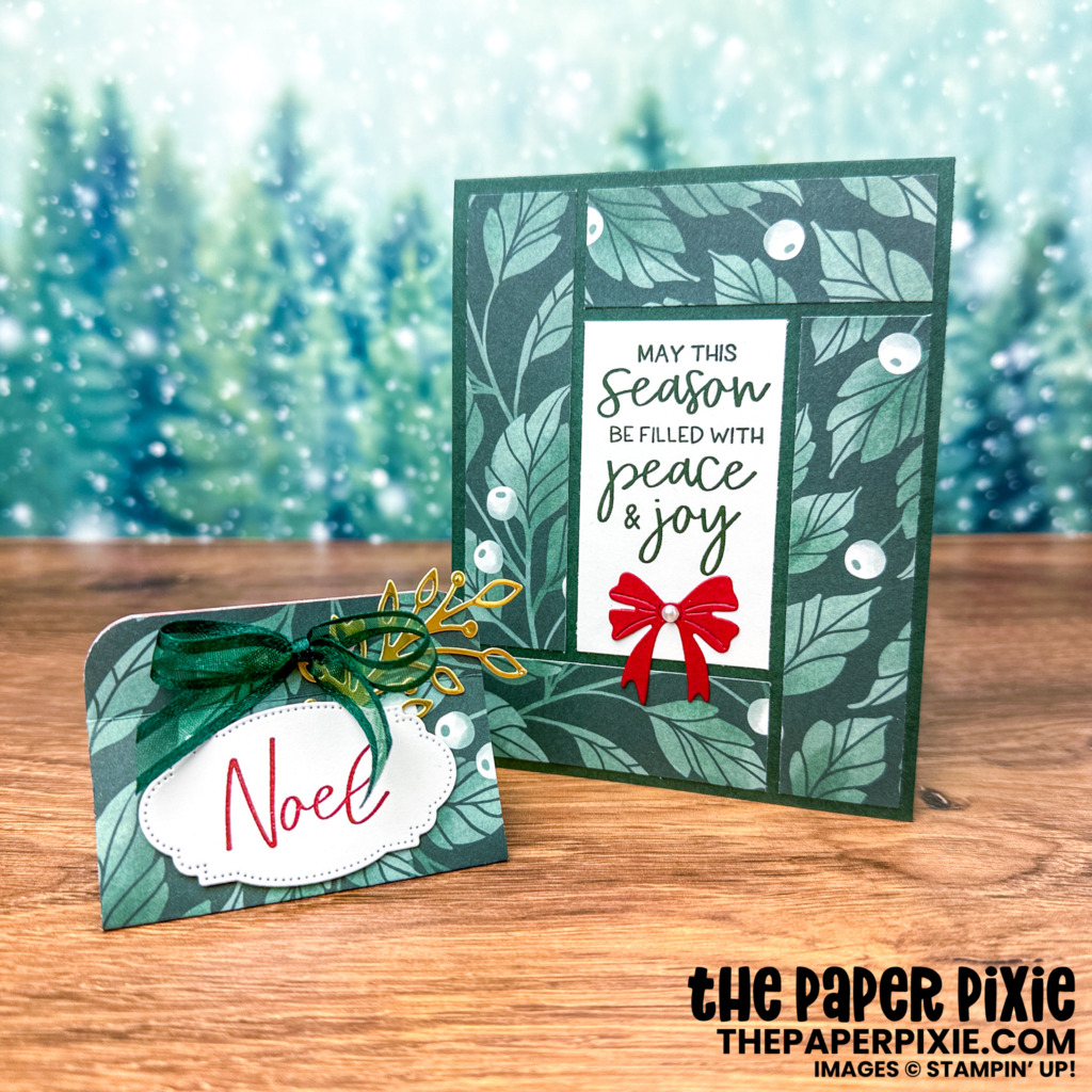 Triangular Treat Box & Framed Panel Card - The Paper Pixie