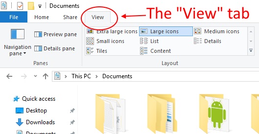 A Closer Look at the View Ribbon – The Wizard's Spell Book