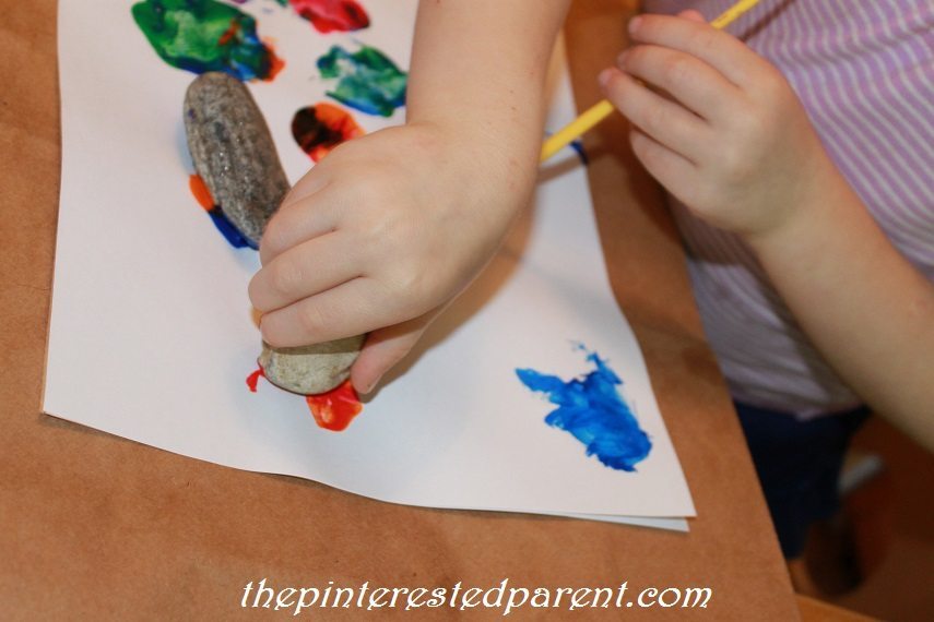 Rock Stamp Painting – The Pinterested Parent