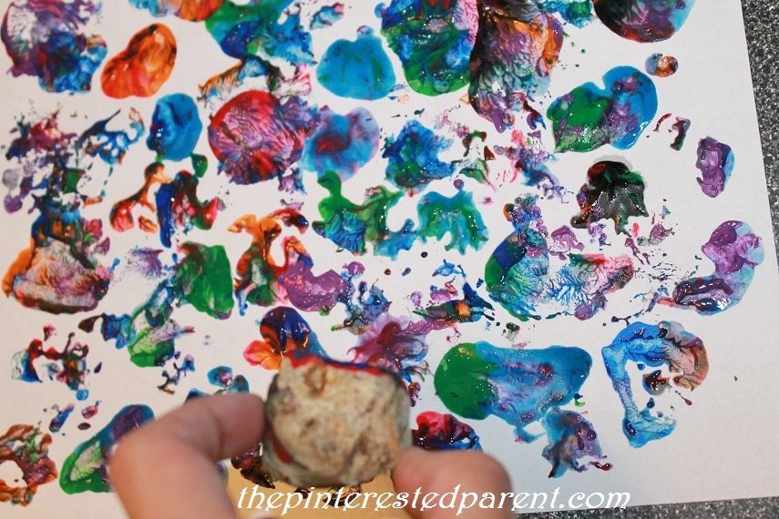 Rock Stamp Painting – The Pinterested Parent