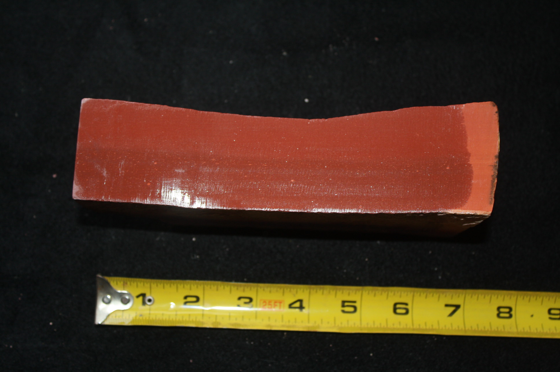 Sacred Catlinite/Red Pipestone (App 7″ x 3″ x 1-5/8″) – Lakota Creations