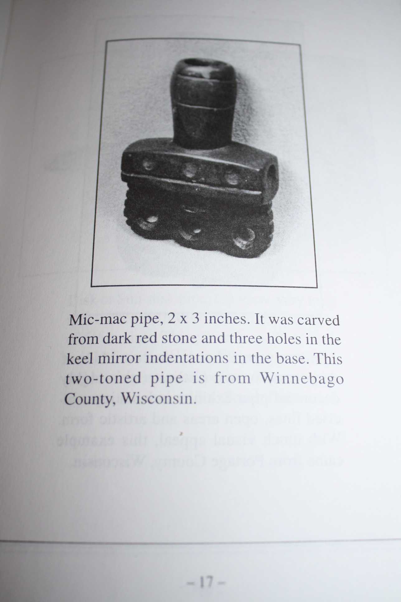 10″ Spotted Mic-Mac Pipe w/ Cedar Stem – Lakota Creations