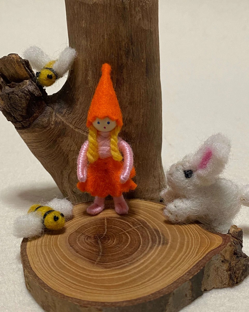 Small Girl Pixies Bright Colours The Pixie Patch