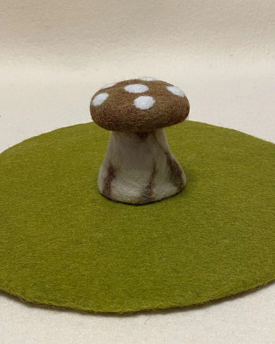 Brown Toadstool The Pixie Patch