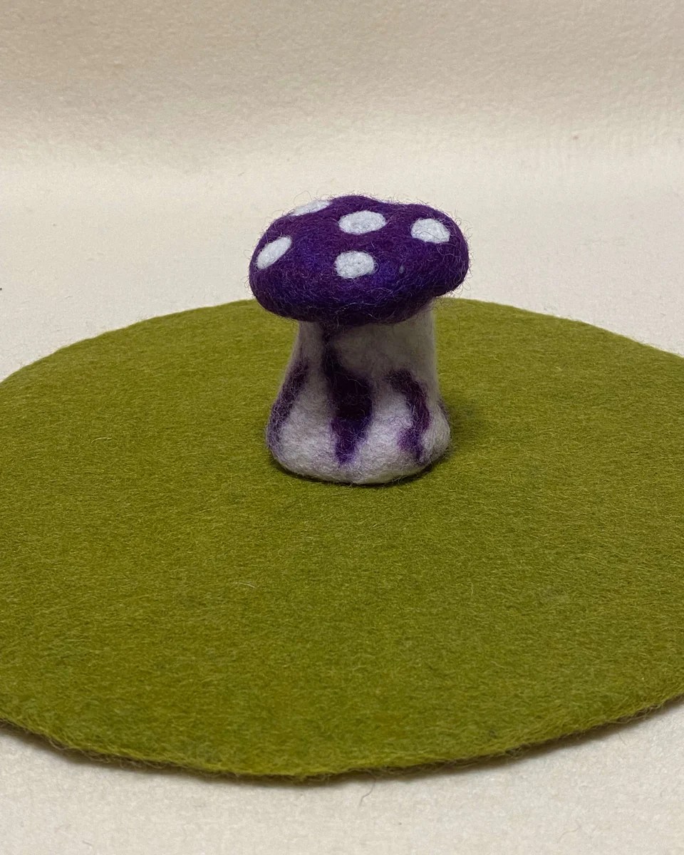 Purple Toadstool The Pixie Patch