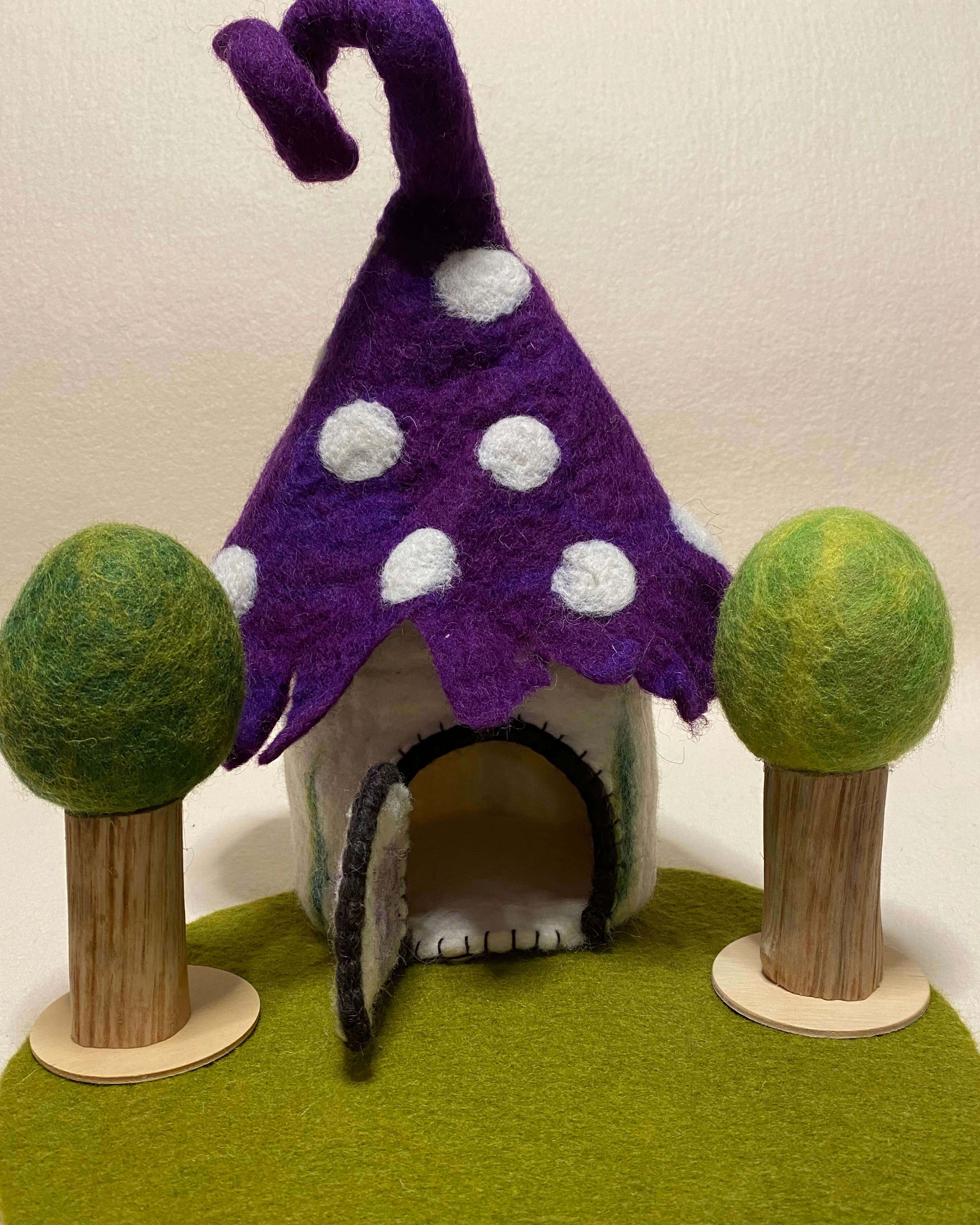 Purple Medium Toadstool Home The Pixie Patch