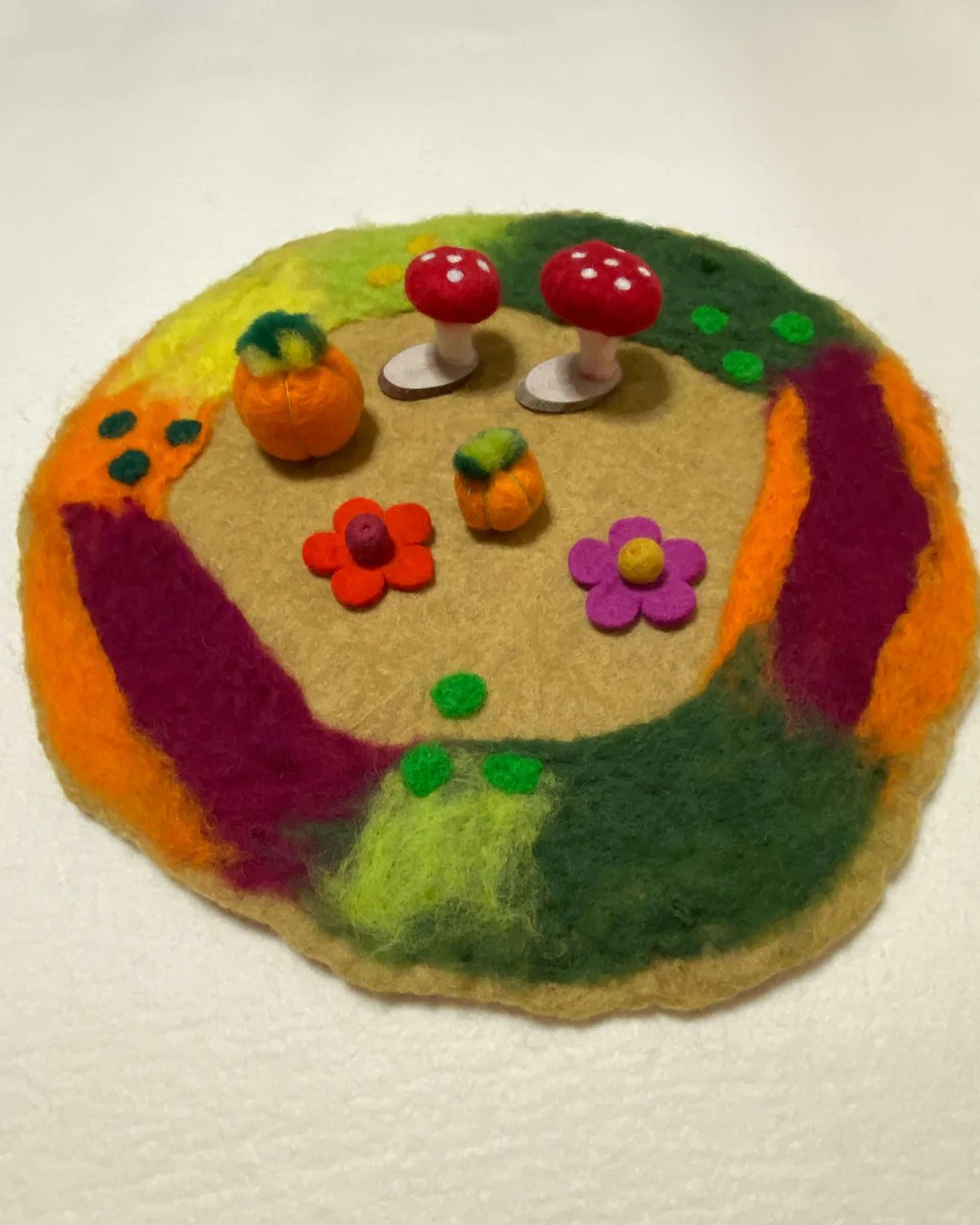 Pumpkin And Toadstool Garden The Pixie Patch