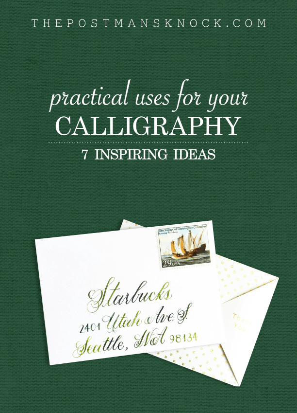 7 Practical Uses for Calligraphy – The Postman’s Knock