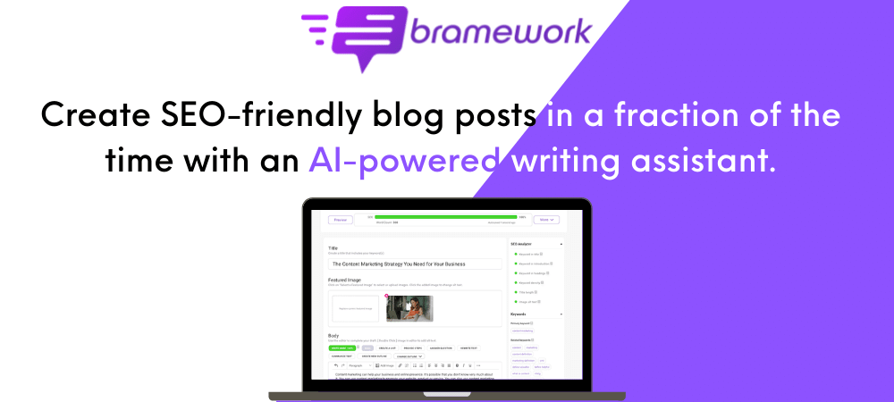 Bramework Lifetime Deal - Best AI Writer & Keyword Finder