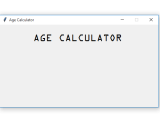 How To Make An Age Calculator In Python The Python Code