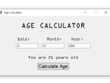 How To Make An Age Calculator In Python The Python Code