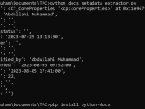 How To Extract Metadata From Docx Files In Python The Python Code