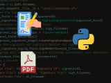 How To Sign Pdf Files In Python The Python Code