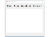 How To Make A Real Time Gui Spelling Checker In Python The Python Code