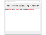 How To Make A Real Time Gui Spelling Checker In Python The Python Code