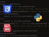 How To Minify Css With Python The Python Code