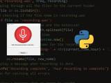 How To Build A Gui Voice Recorder App In Python The Python Code