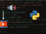 Python For Multimedia The Python Code