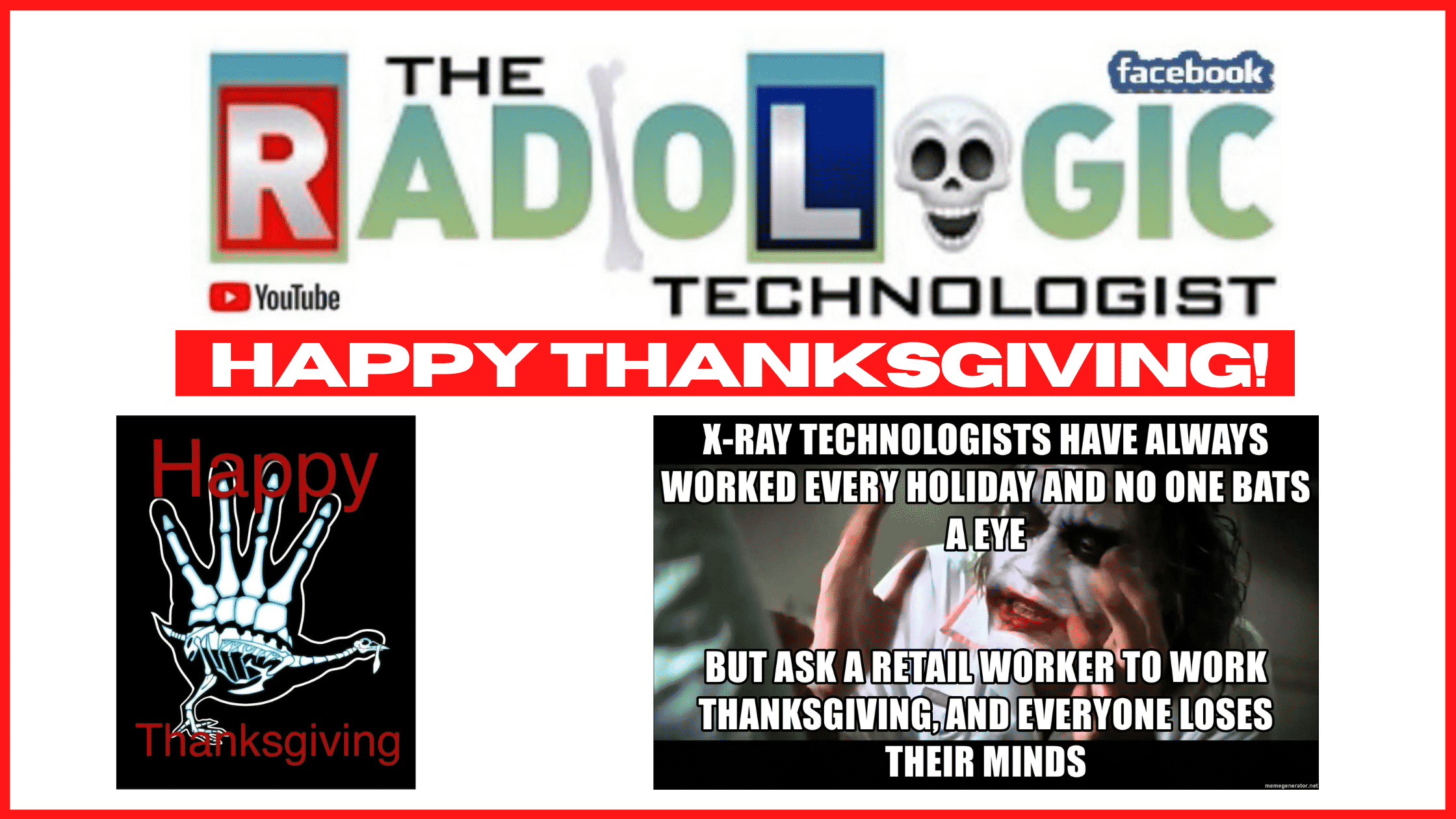 Happy Thanksgiving Rad Techs 2020