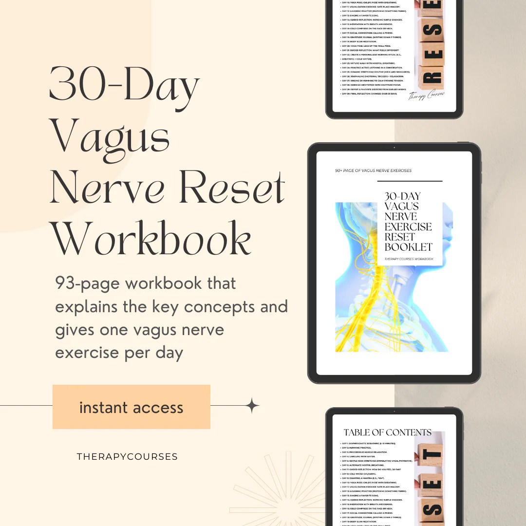 30 Day Vagus Nerve Reset Worksheets Proven Vagus Nerve Reset Exercis