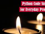 100 Python Code Snippets For Everyday Problems The Renegade Coder