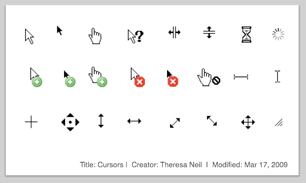 Cursor Stencil on Graffletopia « Theresa Neil