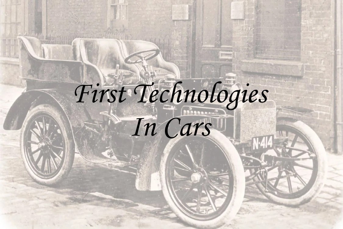 Cars that have these technologies | First Electric car | First car to ...