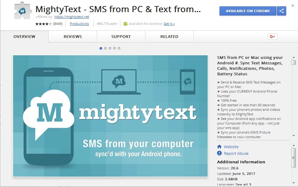 MightyText – Thereviewstories