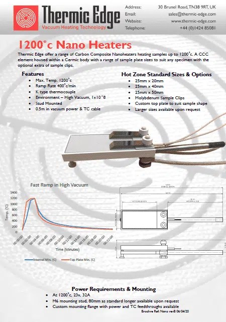 All Ceramic Heater | Vacuum Heaters | Sample Heaters