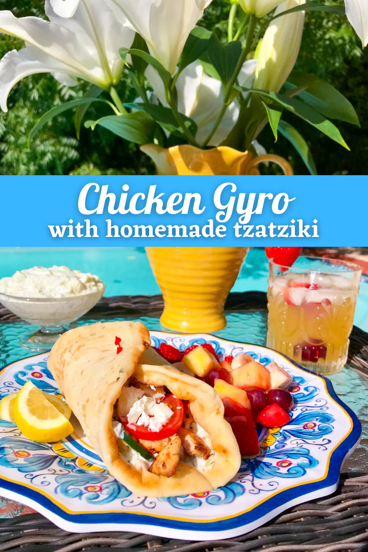 Chicken Gyro - The Rose Table