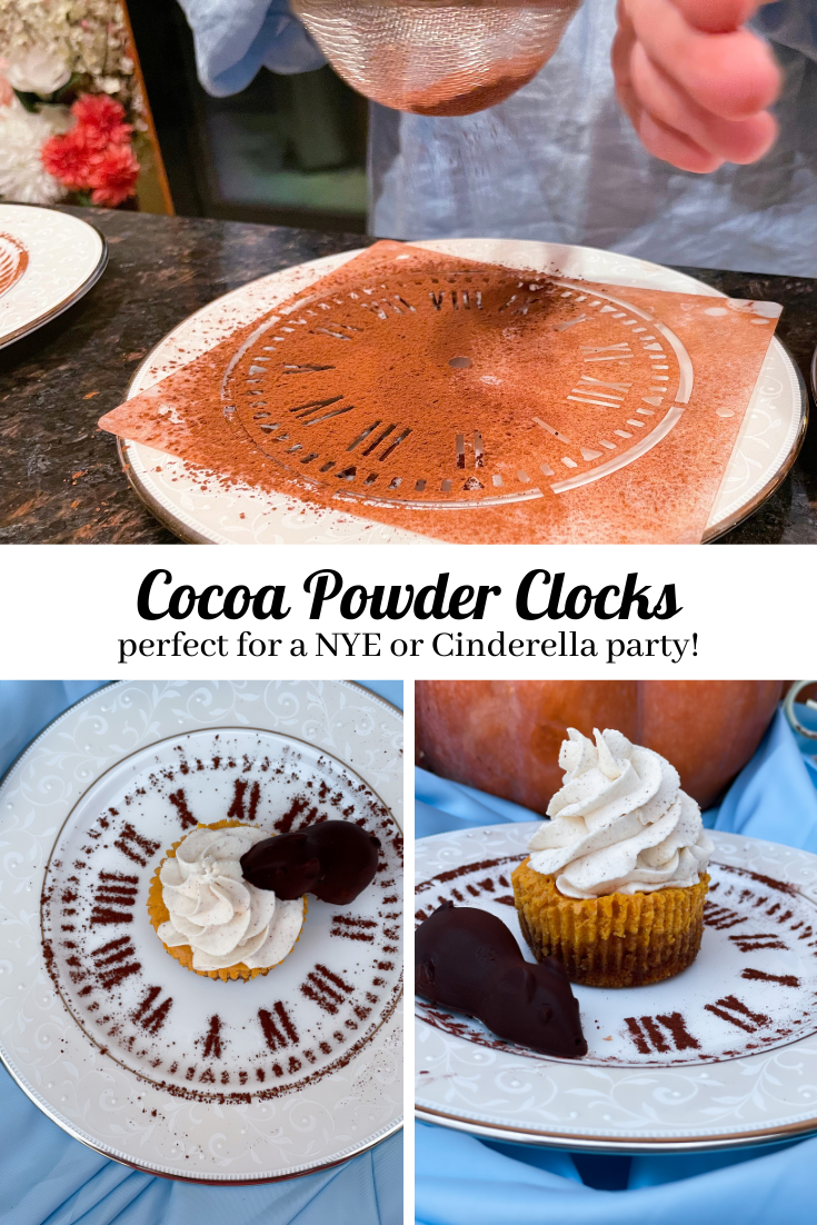 Cocoa Powder Clocks - The Rose Table