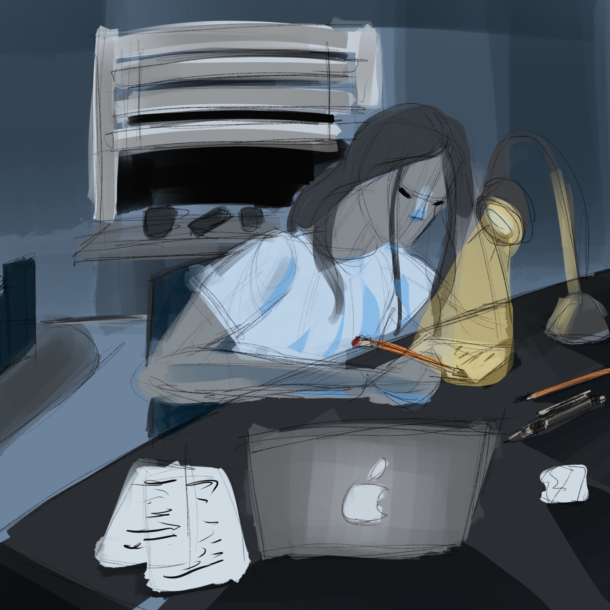 Online school workload leaves freshmen feeling overwhelmed – THE SANDPIPER