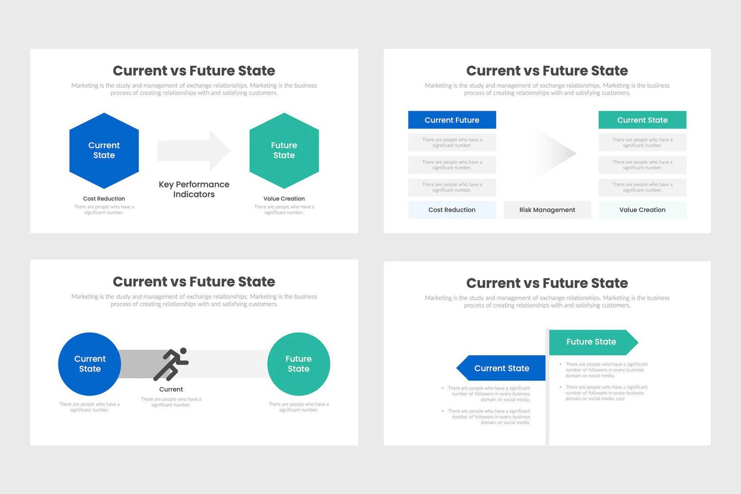 Current Vs Future State Infographics Template Slidequest