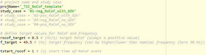 A template for RoCoF analysis of SGs - The Smart Insights