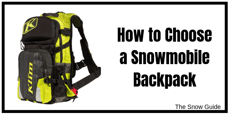 Best Snowmobile Backpack (Top 5 Picks in 2022)