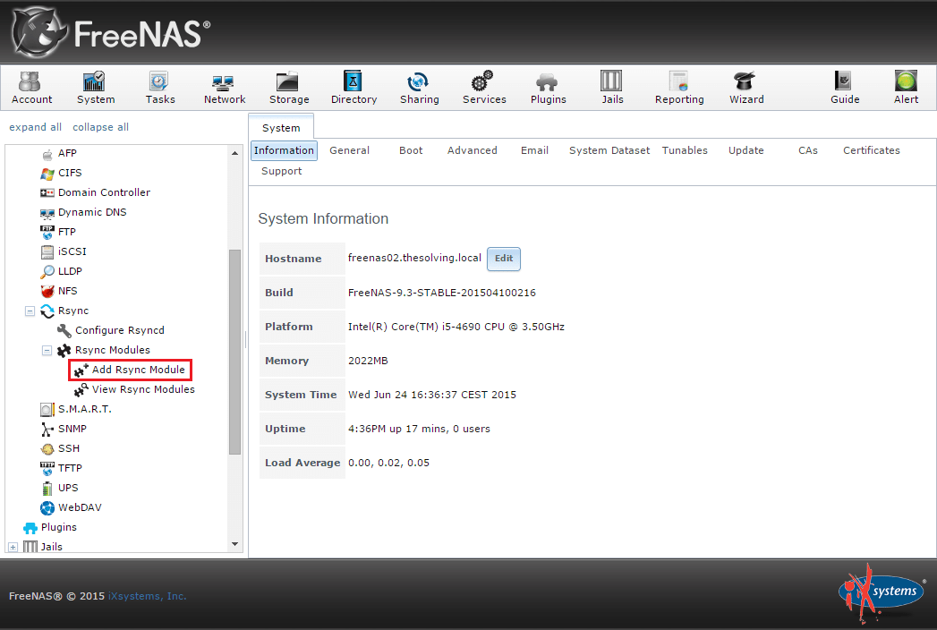 How to sync two FreeNAS storage using rsync | Cong Nghe Thong Tin ...