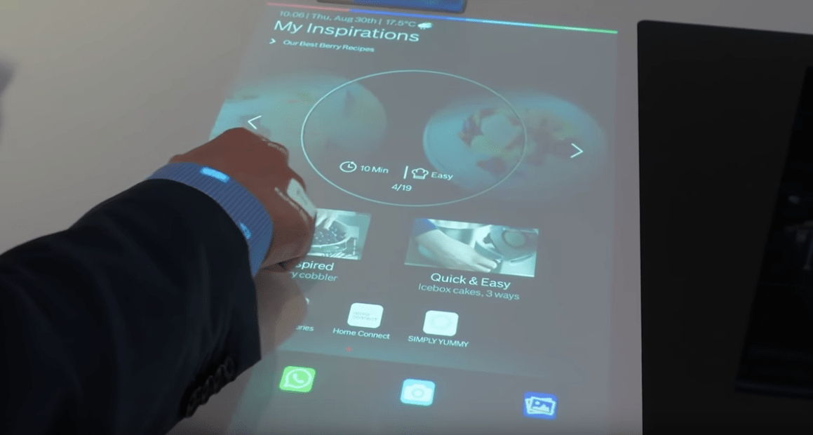 Weekly Spoon: Kitchen Projection Interfaces, Amazon Drone Patent ...