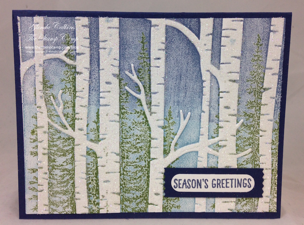 Tuesday's Tips & Techniques - Stamped Embossed Backgrounds - The Stamp Camp