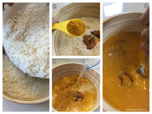 Pulut Kuning Cake (Golden Sticky Rice Cake)