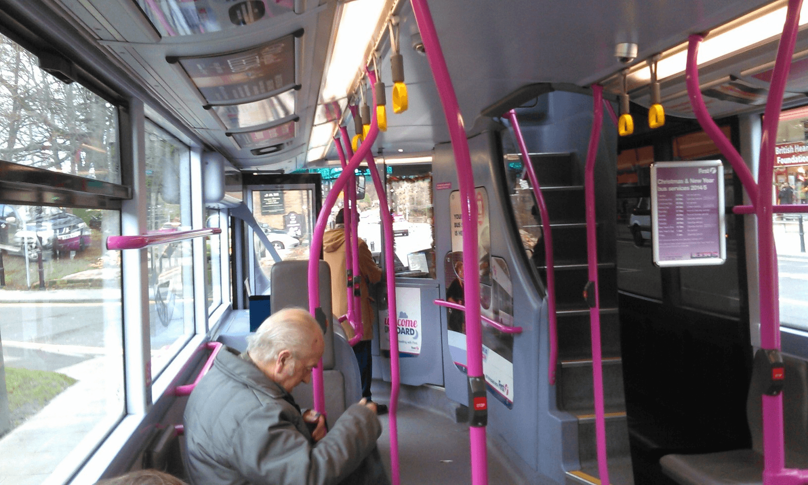 Santa Drives The Bus, At My Retirement Trip