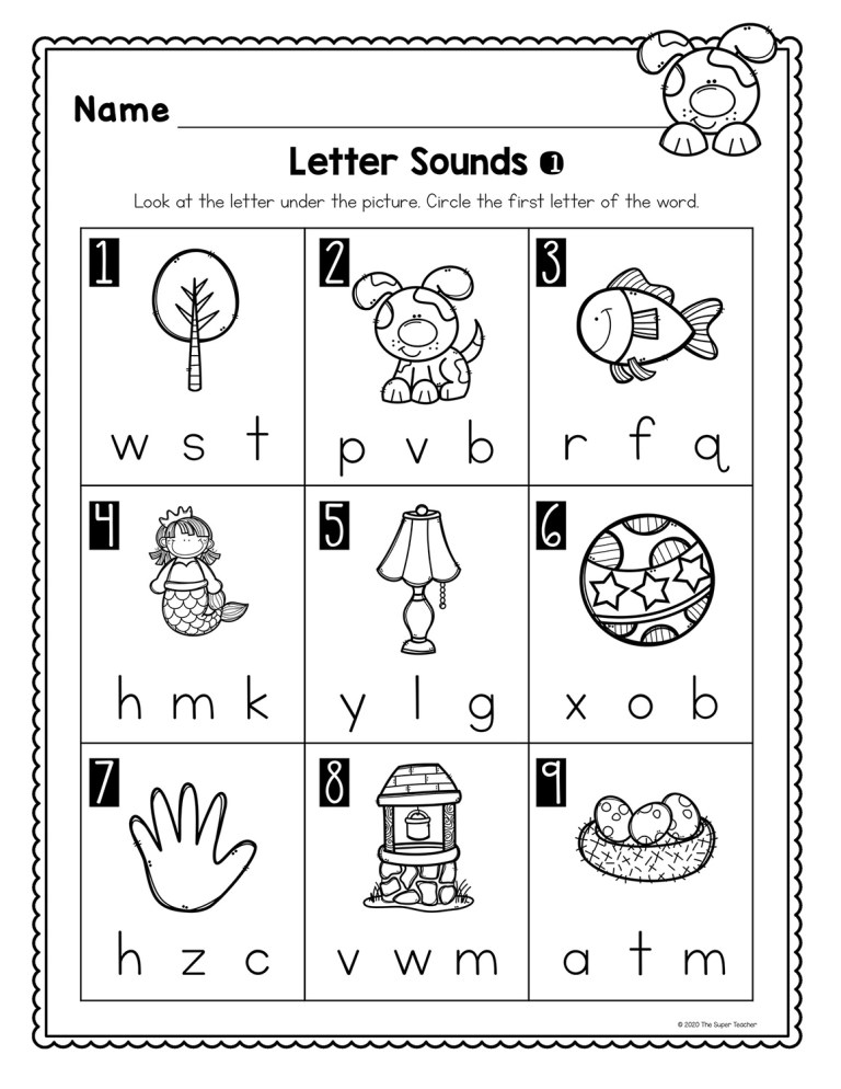 Letter Sound Worksheets The Super Teacher letter-sound-worksheets-the-super-teacher