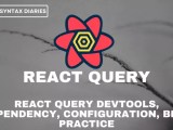React Query Devtools Dependency Configuration Best Practice
