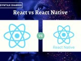 React Vs React Native Key Differences