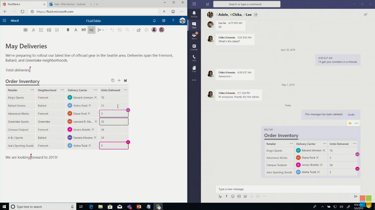Build 2019: Microsoft Fluid Framework to compete with Google Docs ...