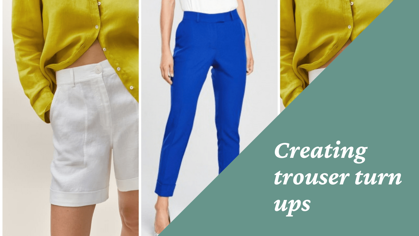 Creating Trouser turn ups - The Thrifty Stitcher