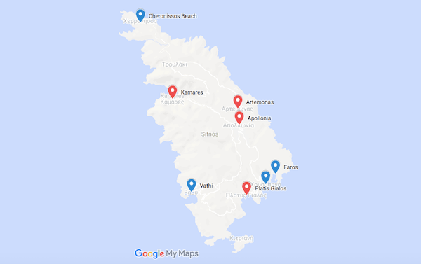 Sifnos Travel Guide + Map (2025) • The Wanderbug