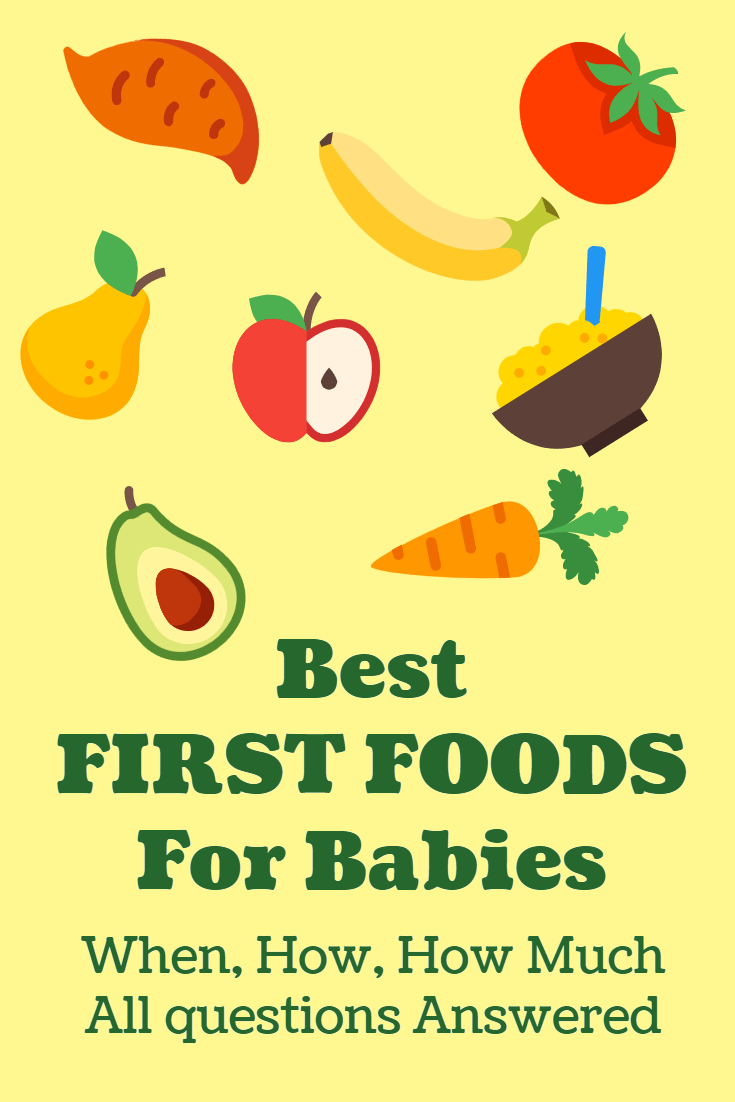 Best First Foods For Babies 6m+