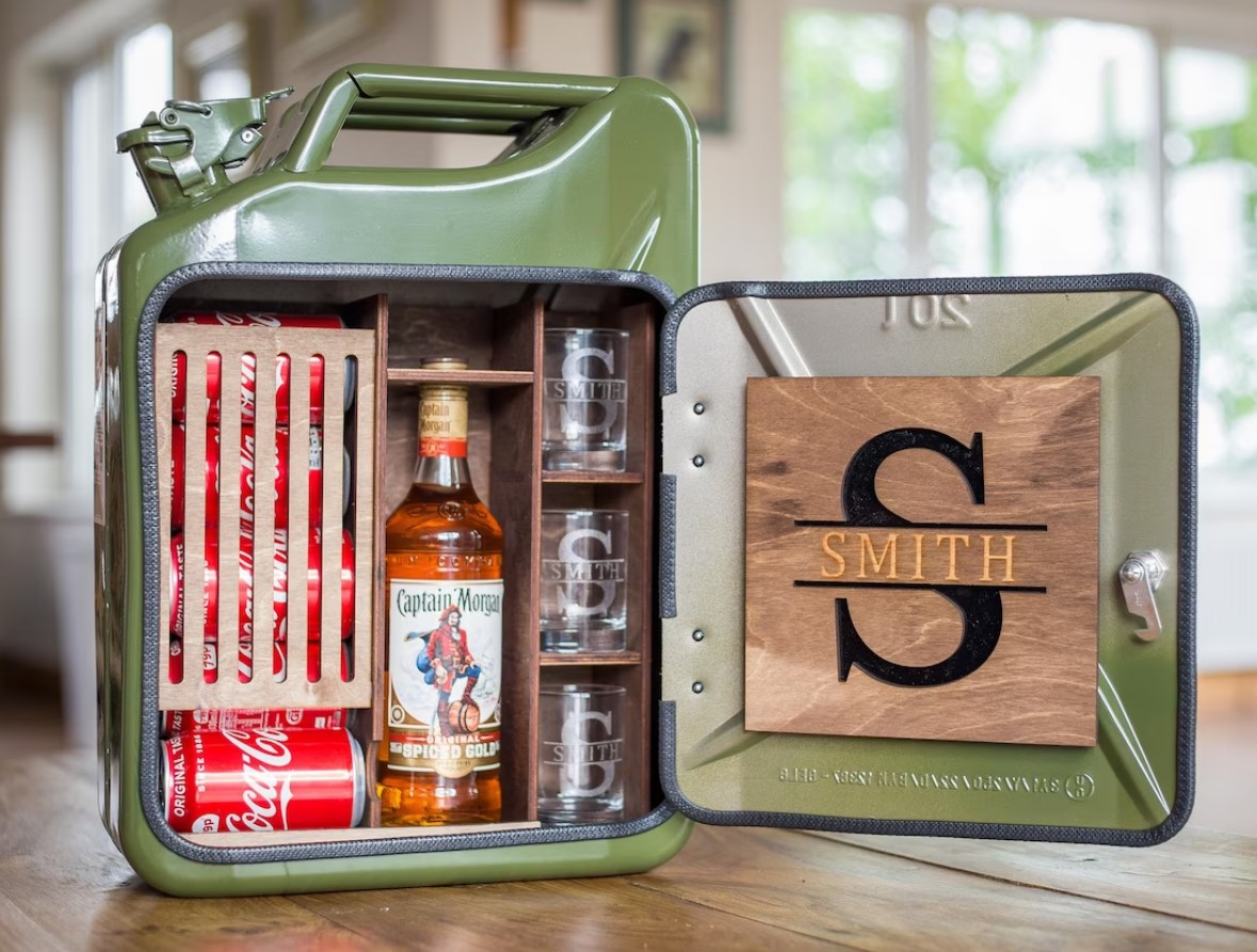 Personalized Jerry Can Mini Bar - ThingsIDesire