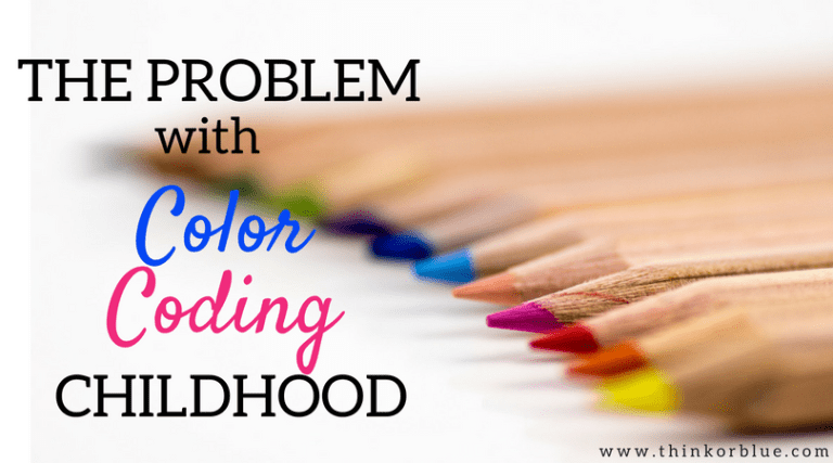 The Problem with Color-Coding Childhood | Think or Blue